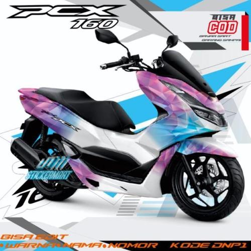 Jual sticker decal full body honda PCX grafish pink putih - Jakarta ...