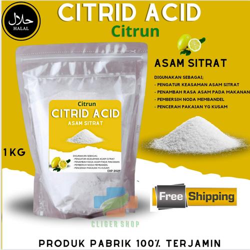 Jual CITRUN MURNI 1 KG / CITRIC ACID 1 KG / ASAM SITRAT 1 KG ...