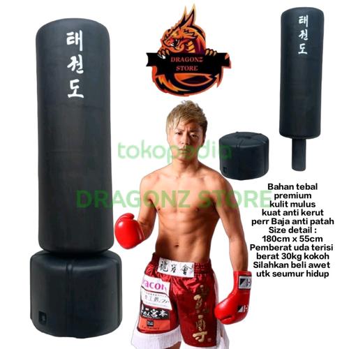 Jual samsak tinju portable standing samsak taekwkondo silat 180cm ...