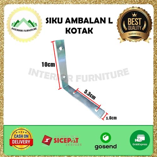 Jual Ambalan L Siku Sudut L Bracket Ambalan L - 10cm - Jakarta Barat ...