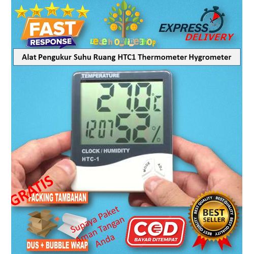 Jual Alat Ukur Suhu Ruangan Terbaik HTC / Termometer Hygrometer Digital ...