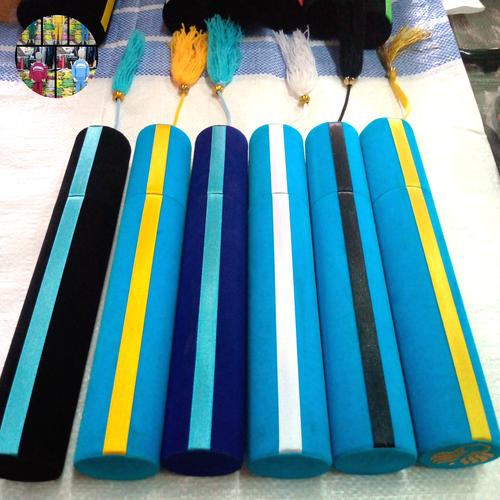 Jual tabung wisuda biru Benhur/ Turkish - hitam list biru, 29 cm ...