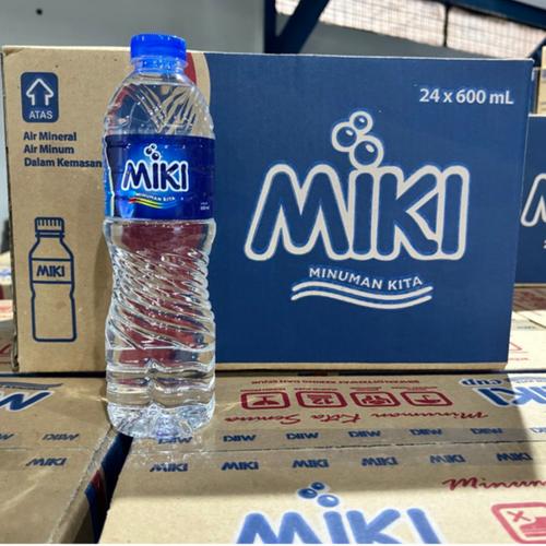 Jual Air Mineral MIKI Botol 1 Dus / AQUA Botol Air Minum Botol MIKI ...