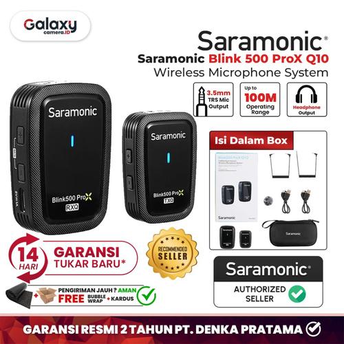 Promo Saramonic Blink 500 PRO X Q10 Wireless Microphone PROX Q10 Resmi ...