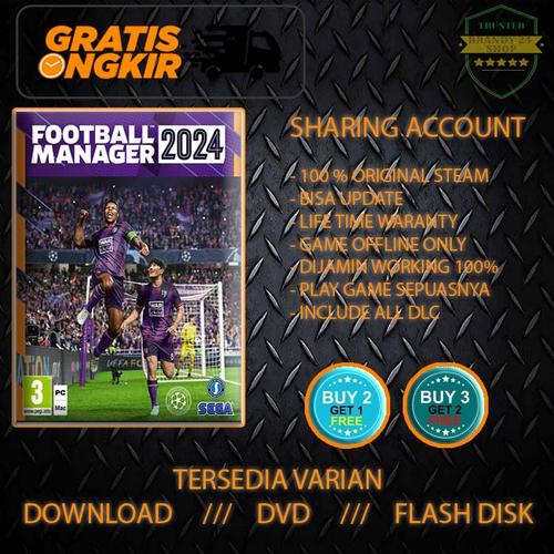 Promo Football Manager 2024 - FM 24 - GAME STEAM ORIGINAL - GAMING ...