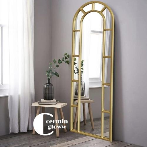 Jual cermin dinding full body model jendela kolonial ,cermin hias full ...