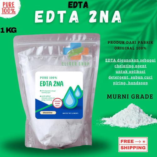 Jual EDTA 2NA MURNI 1KG / DISSOLVINE NA2 / EDTA2NA 100% - PACKING BIASA - Jakarta Utara - cliger ...