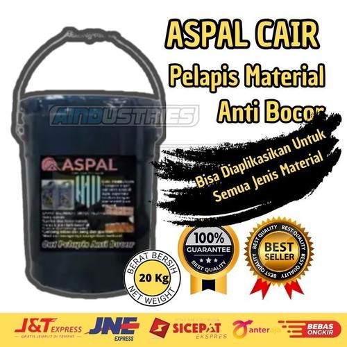 Jual Aspal cair 20 kg Cat Waterproof anti bocor tahan panas - 20kg ...