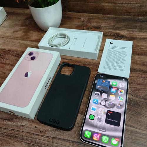 Jual iphone 13 128 gb pink mulus fullset original garansi resmi ibox ...