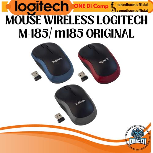 Jual MOUSE WIRELESS LOGITECH M-185/ m185 ORIGINAL - Kota Medan - One Di com | Tokopedia
