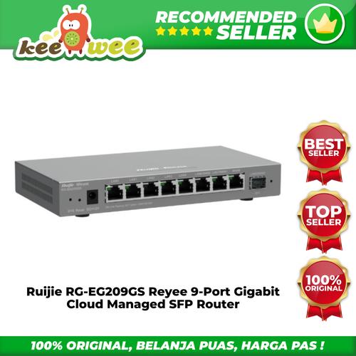Jual Ruijie RG-EG209GS Reyee 9-Port Gigabit Cloud Managed SFP Router ...