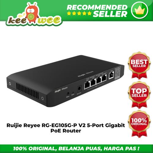 Jual Ruijie Reyee RG-EG105G-P V2 5-Port Gigabit PoE Router - Kota Malang - KeeWee | Tokopedia