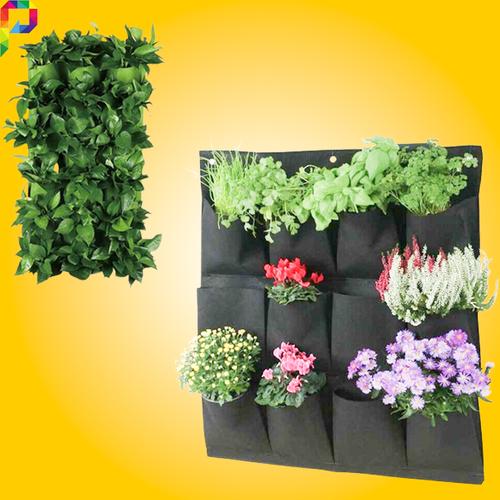 Jual Vertical Garden Pot Bunga Tanaman Gantung Hias Tempel Dinding 9 ...