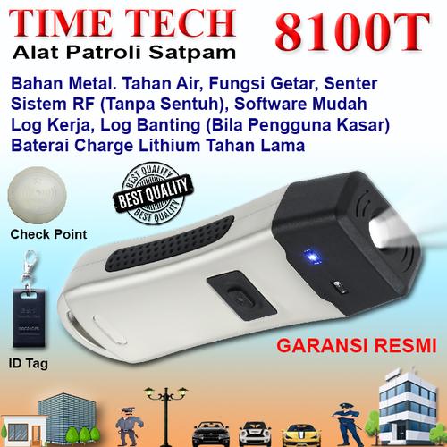 Jual TIME TECH 8100T Alat Patroli Satpam, Metal Tahan Air | Official ...