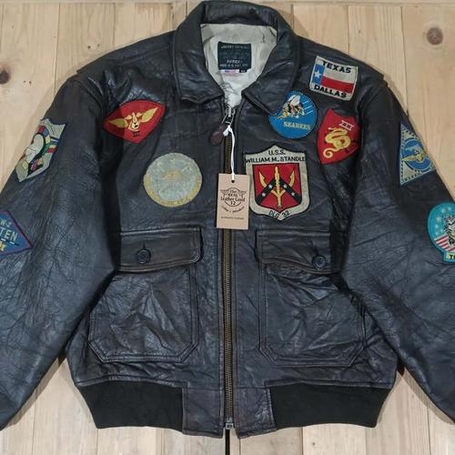 Jual AVIREX LEATHER TYPE G1 TOP GUN FAR EAST CRUISE 63 USS GALVESTON JACKET - Kota Bandung ...