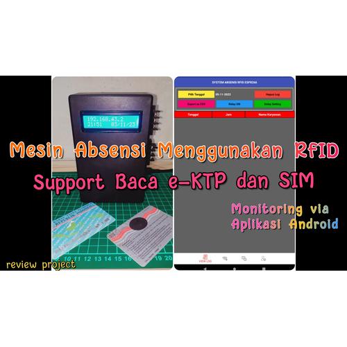 Jual Mesin Absensi RFID Support E-KTP dan SIM | Sistem Absensi ESP8266 - ALAT dan CODING ...