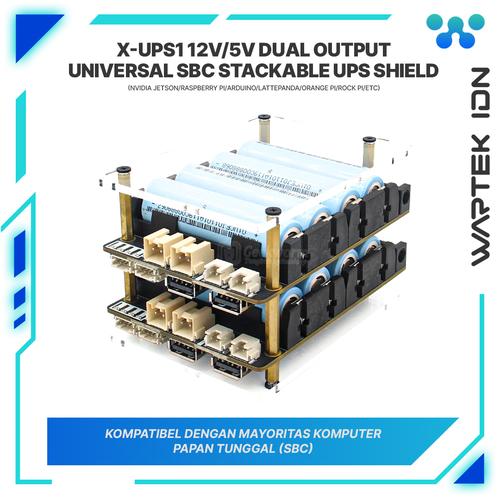 Jual X-UPS1 12V/5V Dual Output Universal SBC Stackable UPS Shield - 1 ...
