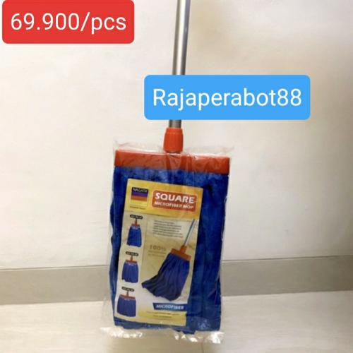Jual Pel Nagata Microfiber 406MF + gagang kain lap biru alat pelan ...