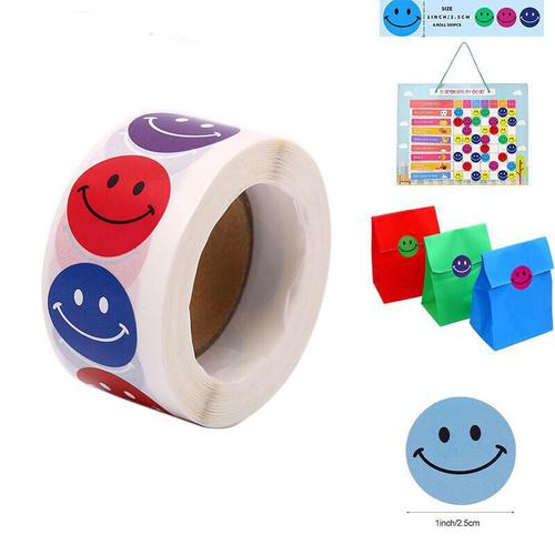 Jual Stiker Segel/Label Smiley Face Buat Kartu Ucapan/Kado/Reward Anak ...
