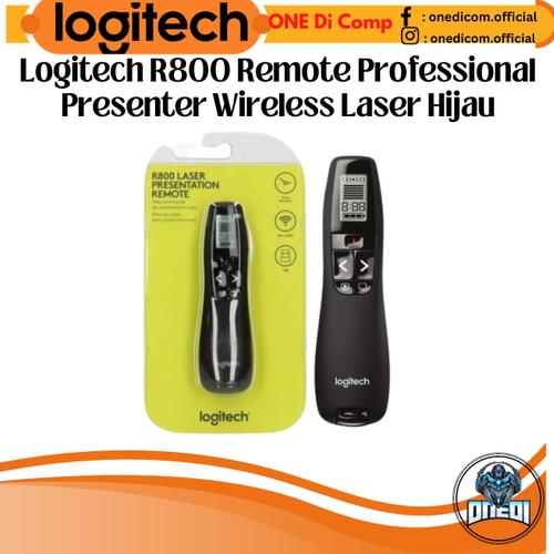 Jual Logitech R800 Remote Professional Presenter Wireless Laser Hijau ...
