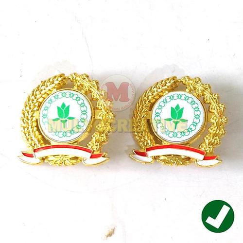 Jual Lencana Logo Purna Paskibraka Warna Putih Pin Paskibra Padi Dan ...