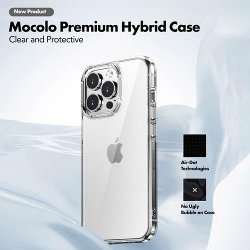 Jual Mocolo Crystal Case iPhone 15 - Clear Smoke - Premium Hybrid ...