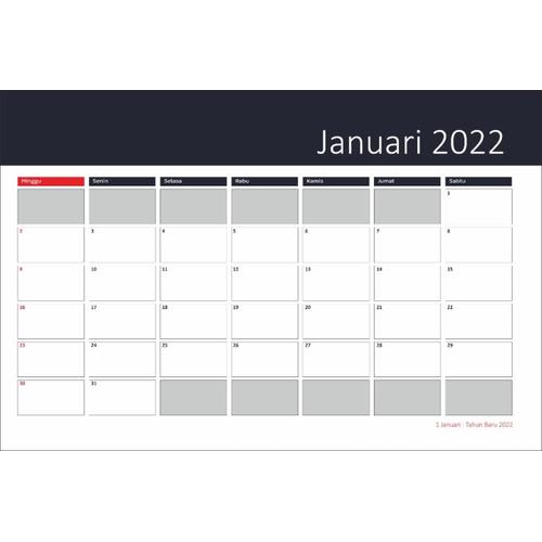 Jual Kalender Dinding Landscape Custom Tahun 2024 | Spiral - AC 230, 6 ...
