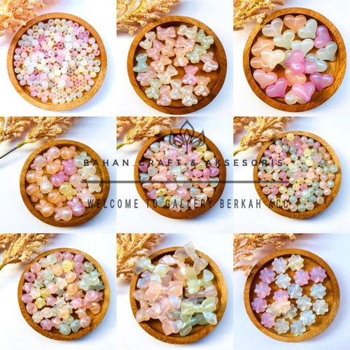 Jual Manik Manik Jelly Glitter Bentuk Lucu Mote Manik Bahan Craft ...