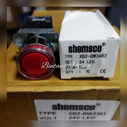 Jual Tombol Tekan / Illuminated Push Button warna Tipe XB2-BW 24VDC ...