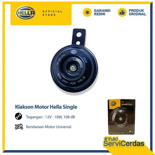 Jual KLAKSON HELLA 12V SINGLE MOTOR BEAT SUPRA VARIO MIO REVO DLL ...
