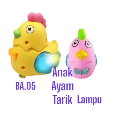 Jual Mainan Anak Ayam Tarik Lampu - Ayam Kantong Di tarik Meluncur ...