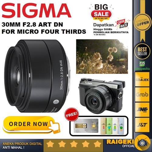 Jual Sigma 30mm F2.8 DN Art Lens For mft micro four thirds - Jakarta ...
