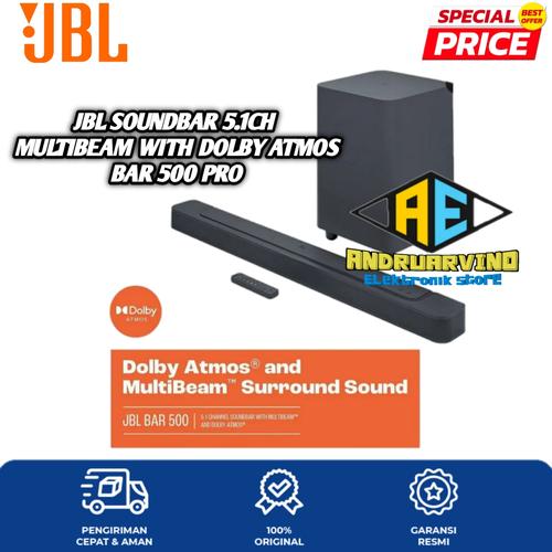 Jual JBL SOUNDBAR BAR 500 PRO 5.1CH MULTIBEAM AND DOLBY ATMOS - Kota ...