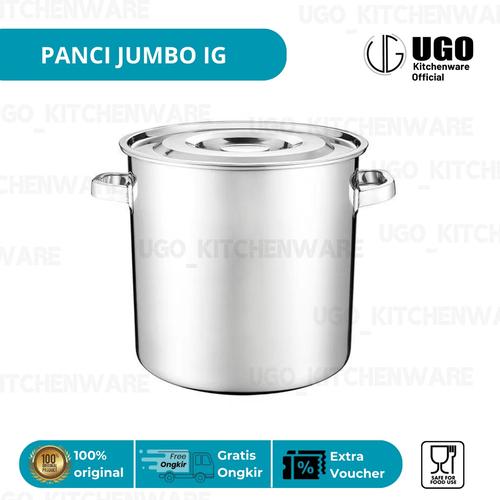 Jual UGO Panci Masak Besar Jumbo Big Stainless Bakso Baso Mie Kuah ...