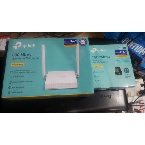 Jual TPLINK bundle TL WR 820 N Wireless Router 1pc TL-WR820N +1pc TL ...