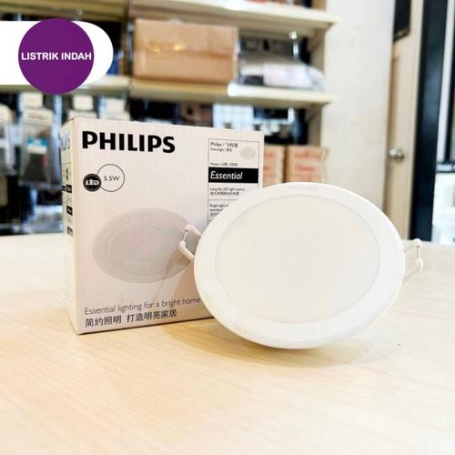 Jual Downlight LED Philips Meson 5,5W / 59201 - Putih 6500K - Kab ...