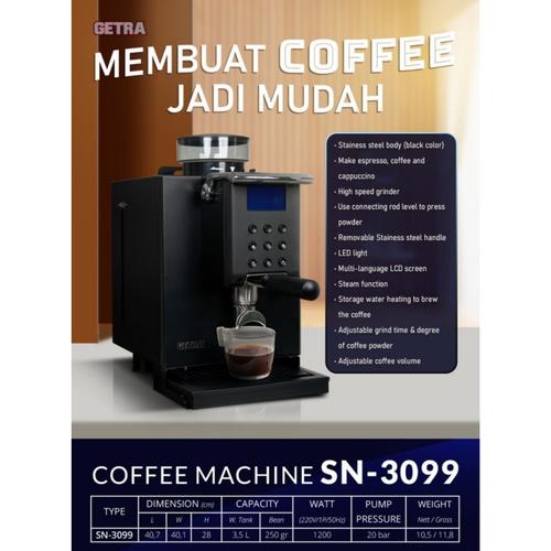 Jual GETRA SN 3099 Semi Automatic Coffee Machine / Mesin Kopi - Jakarta ...