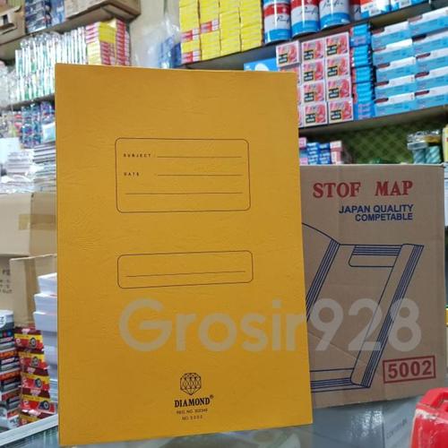 Jual Stopmap / Map Folder Folio Diamond 5002 Kuning/Hijau/Orange (isi ...