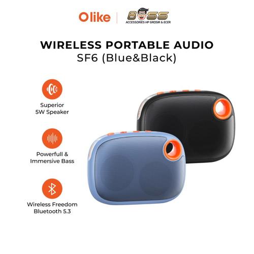Jual OLIKE WIRELESS SPEAKER PORTABLE BLUETOOTH 5.3 STEREO 30H PLAY TIME ...