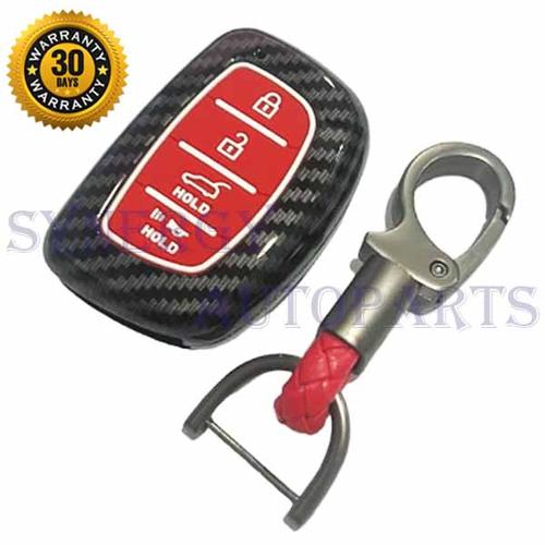 Jual Case Carbon Smartkey Cover Key Kunci Hyundai Creta 4 Tombol ...