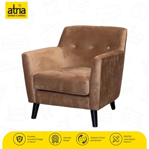 Promo Sofa Arm Chair Fabric Atria Kimji 20-OLRA012 Light Khaki Cicil 0% ...