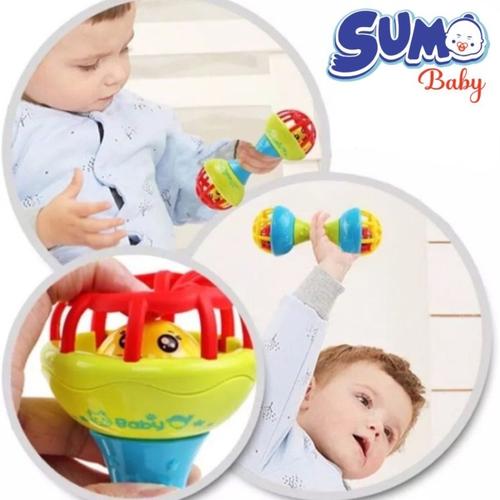 Promo Mainan Bayi Kerincingan Rattle Teether Stick / Gigitan Bayi BPA ...