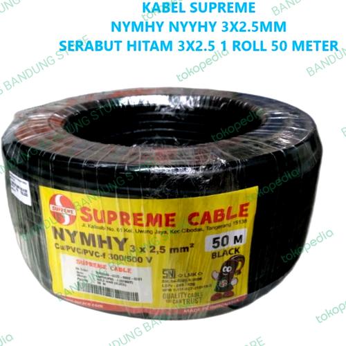 Jual SUPREME NYYHY NYMHY 3X2, 5 3X2,5 KABEL LISTRIK NYYHY 3X2,5MM ...
