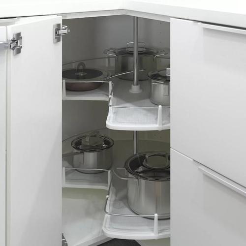 Jual Rak Sudut Dapur Putar Sudut 270 / Sudut Kabinet Putar 270 Rak ...