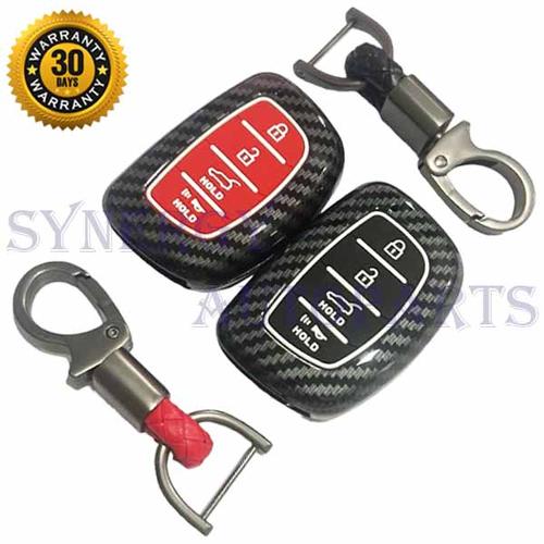 Jual Case Carbon Smartkey Cover Key Kunci Hyundai Creta 4 Tombol ...