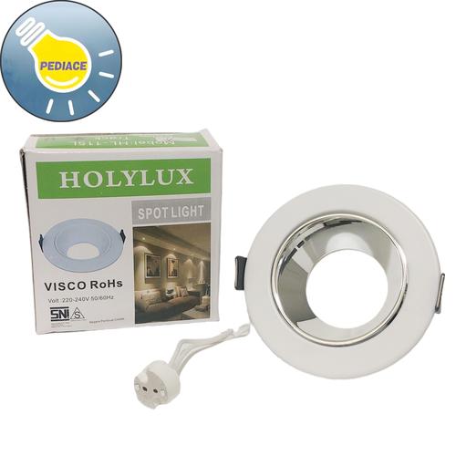 Jual Kap Lampu Spotlight MR16 HOLYLUX HL-115L Lampu Ceiling Putih ...