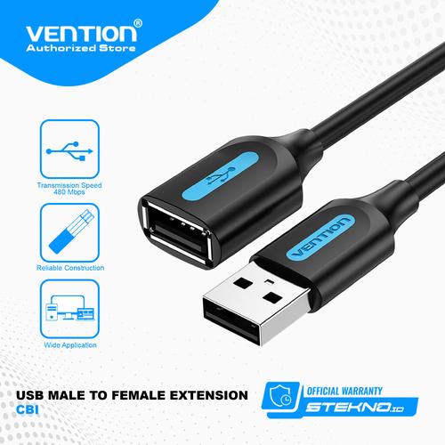 Promo Vention Kabel Usb 3.0 2.0 Extension Male to Female - CBI USB 2.0 ...
