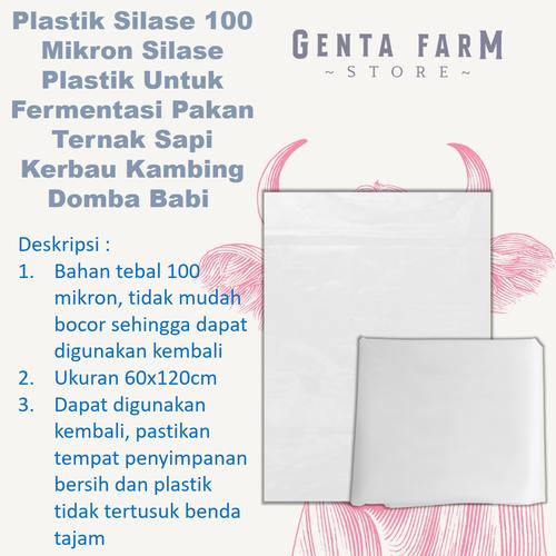 Jual Plastik Silase 100 Mikron Silase Fermentasi Pakan Ternak 5Lembar ...