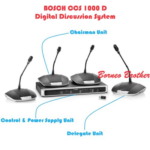 Jual Bosch CCS 1000 D CCS1000D Original Mic Conference/Rapat Digital ...