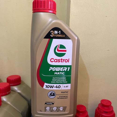 Jual OLI CASTROL POWER 1 MATIC 10W-40W 1L 100% ORIGINAL - Jakarta Timur ...